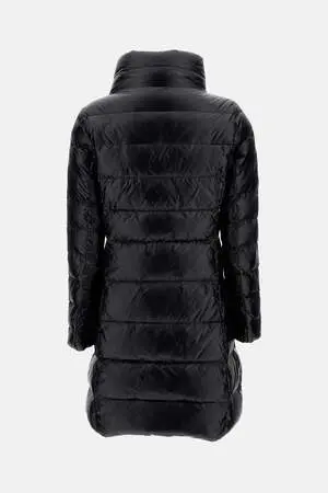 FAY Long Padded Coat With High Collar