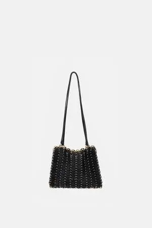 Rabanne Sequined Shoulder Bag