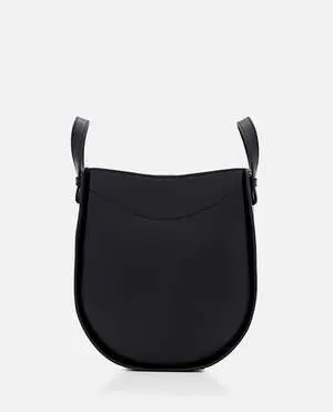 Loewe Hammock Slice Leather Bag - Nero