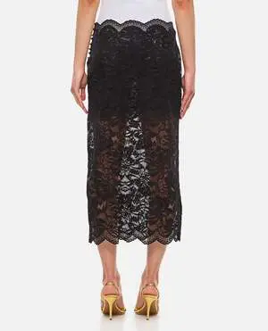 Rabanne Midi Skirt - Nero