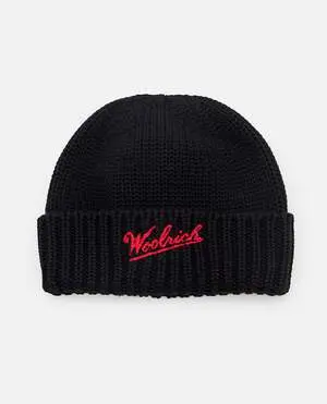 Woolrich Wool Cap - Black