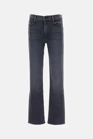 MOTHER Faded Black Regular Fit Jeans