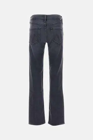 MOTHER Faded Black Regular Fit Jeans