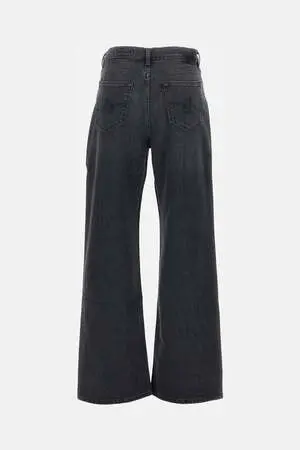 Ag Five-pocket Wide Leg Jeans