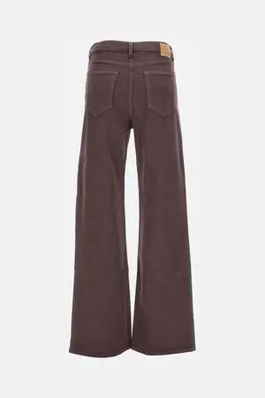 Ag Cotton-blend Wide Leg Jeans