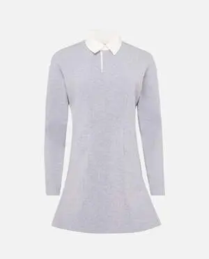 JW Anderson Long Sleeve Polo Dress - Grigio