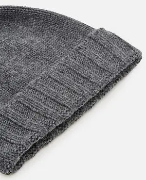 DRUMOHR Ribbed Cap - Grey