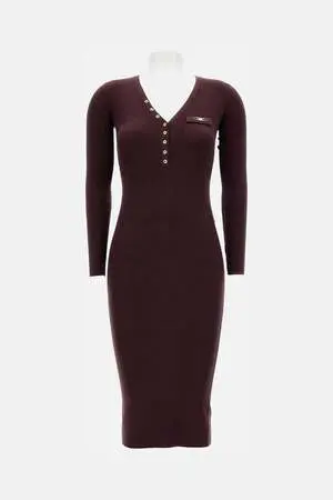 Elisabetta Franchi Sweater Dress Day Dresses