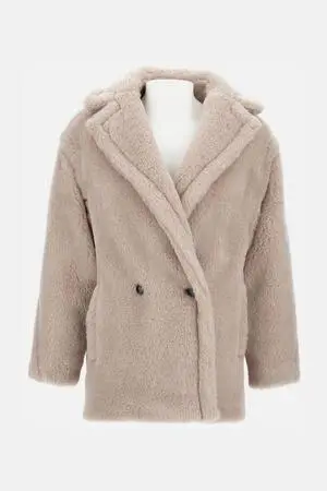 Max Mara Olga Short Teddy Coat - Beige