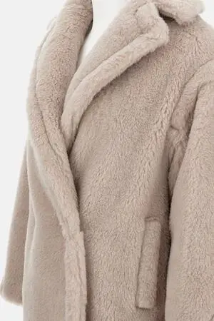 Max Mara Olga Short Teddy Coat - Beige