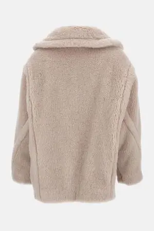 Max Mara Olga Short Teddy Coat - Beige