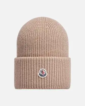 Moncler Ribbed Wool Cap