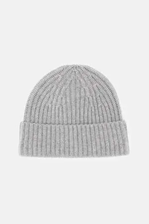 LISA YANG Martigny Cashmere Cap - Grey