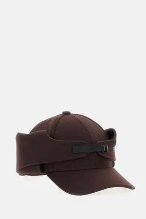 Sacai Wool Cap - Brown