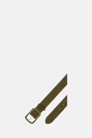 BAX LAB Patent Leather Belt - Verde