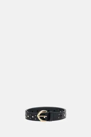 BAX LAB Leather Belt - Black