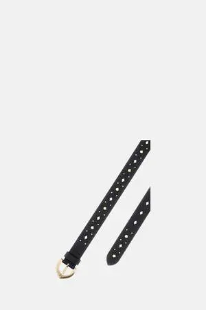 BAX LAB Leather Belt - Nero