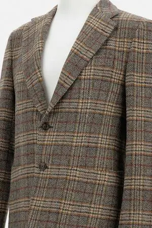 FAY Overcheck Wool Jacket