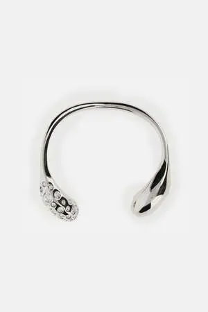 Marni Crystals Embellished Bracelet - Silver