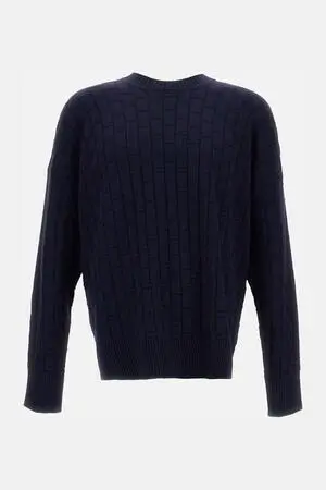Plan C Ribbed Sweaters For Men