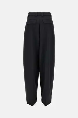 THELATEST Pantalone Misto Lana Cara - Nero