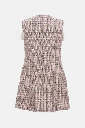 SELF-PORTRAIT Bouclé Midi Dress