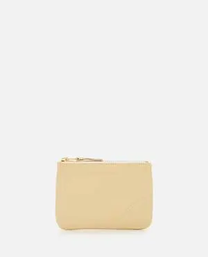 Play Comme Des Garcon Classic Line Leather Wallet - Beige