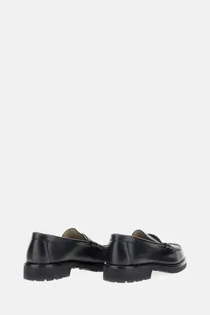 COMMON PROJECTS Leather Loafers With Chunky Sole - Black