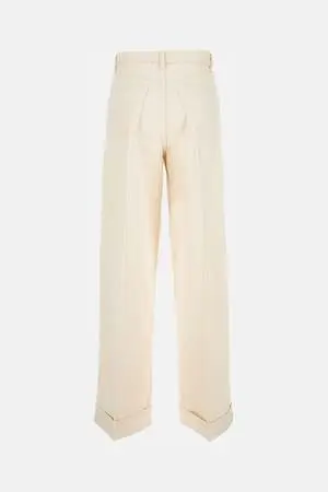 3x1 Wide-leg Palazzo Jeans With Cuffed Hem