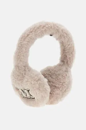 Max Mara Alpaca And Wool Ear Muffs - Beige