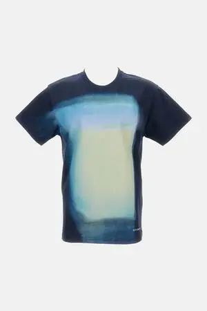 Givenchy Cotton T-shirt With Print - Blue