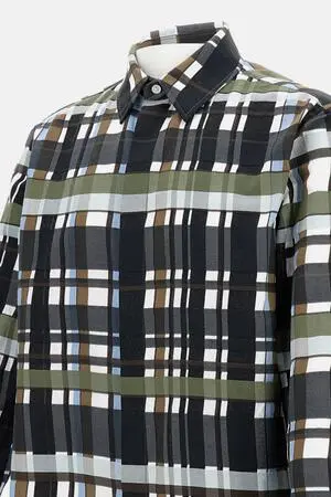 Bottega Veneta Cotton Checkered Shirt