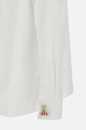 Loewe Shirt With Charm - Bianco