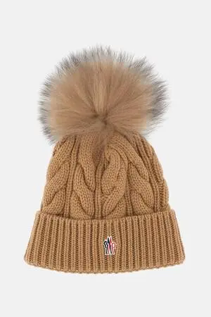 Moncler Wool Hat - Beige