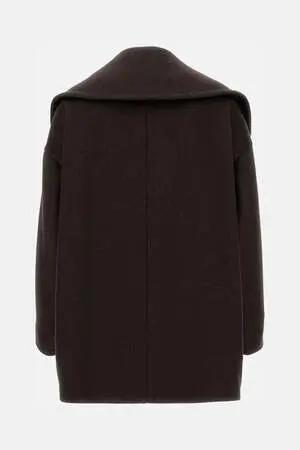 Max Mara Wool Double-breasted Jacket - Brown