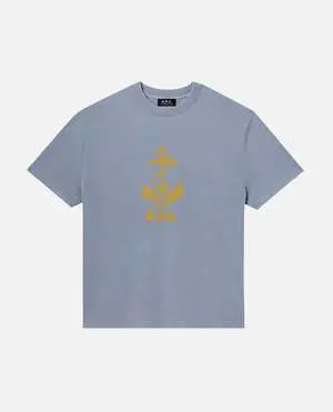 A.p.c. T-shirt Davy Sky Blue