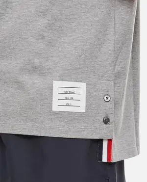 Thom Browne Cotton T-shirt Rwb Pocket