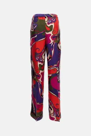 Emilio Pucci Silk Twill Pants