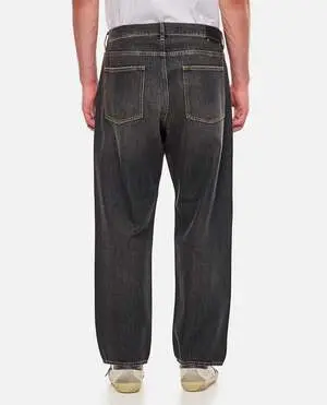 GOLDEN GOOSE Cory Loose Skate Denim Pants - Grey