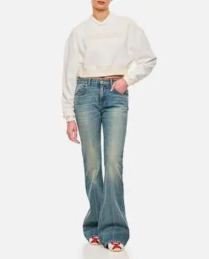 Alexander McQueen Flare Leg Jeans