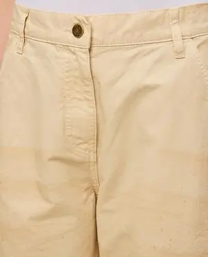 GOLDEN GOOSE Wide Leg Cotton Trousers