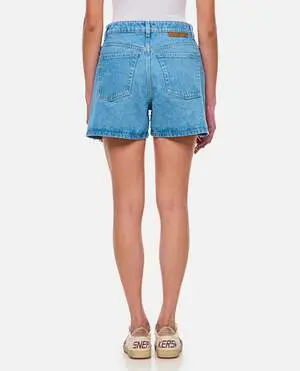 Stella McCartney Denim Boucle Shorts