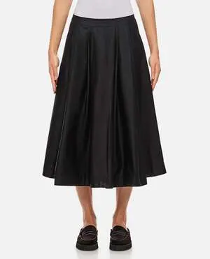 CASEY & CASEY Pleated Skirt With Drawstring Waist