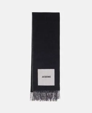 Jacquemus Rond Carre' Scarf Black