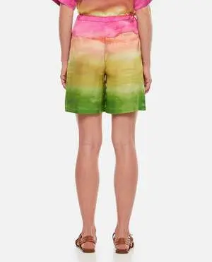 GIO GIOVANNI GEROSA Silk Relaxed Fit Shorts