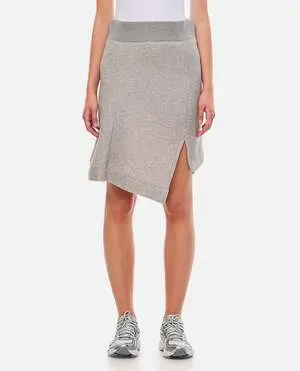 Sacai Asymmetric Mini Skirt With Slit