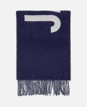 Jacquemus Wool Scarf L'echarpe - Blue