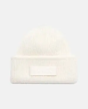 Jacquemus Grosgrain Logo Cap - White