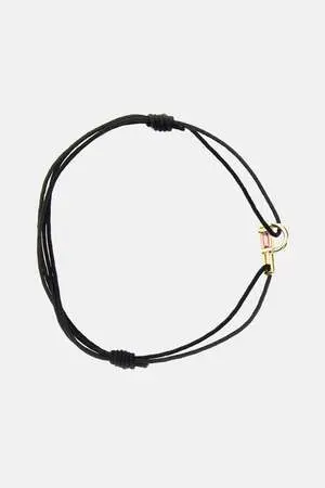 ALIITA Letter 'p' Bracelet - Black