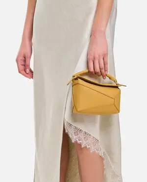 Loewe Puzzle Edge Mini Bag - Beige